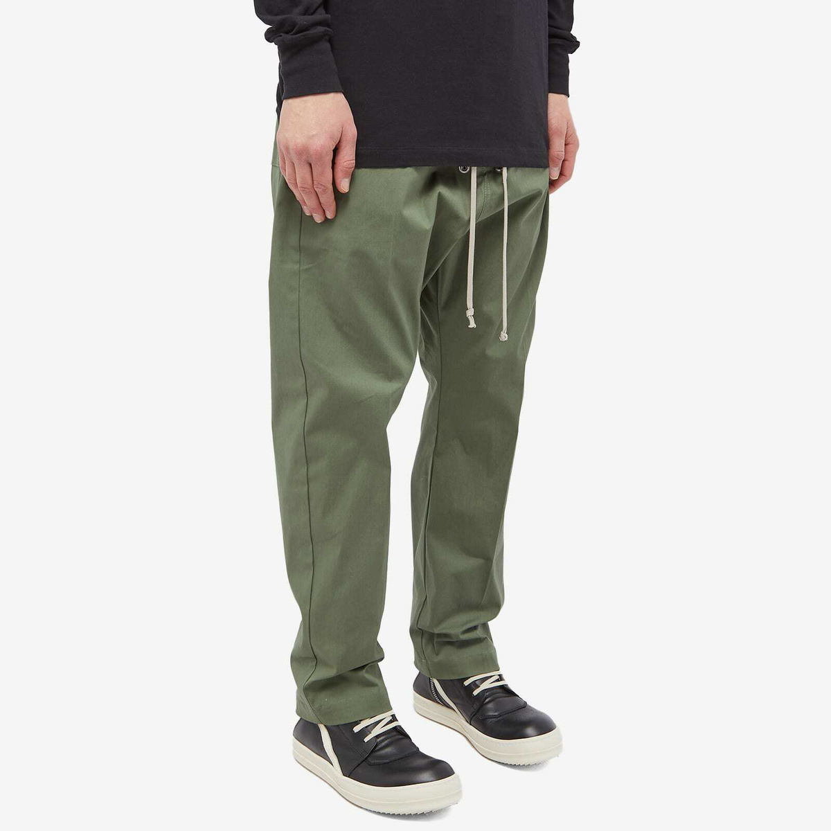 Rick Owens Men's Bela Zipped Pant in Moss Rick Owens