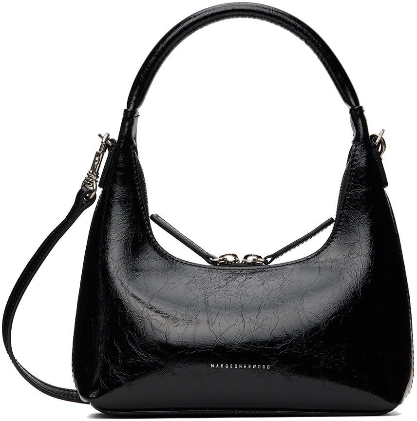 Marge Sherwood Black Mini Zip Shoulder Bag Marge Sherwood