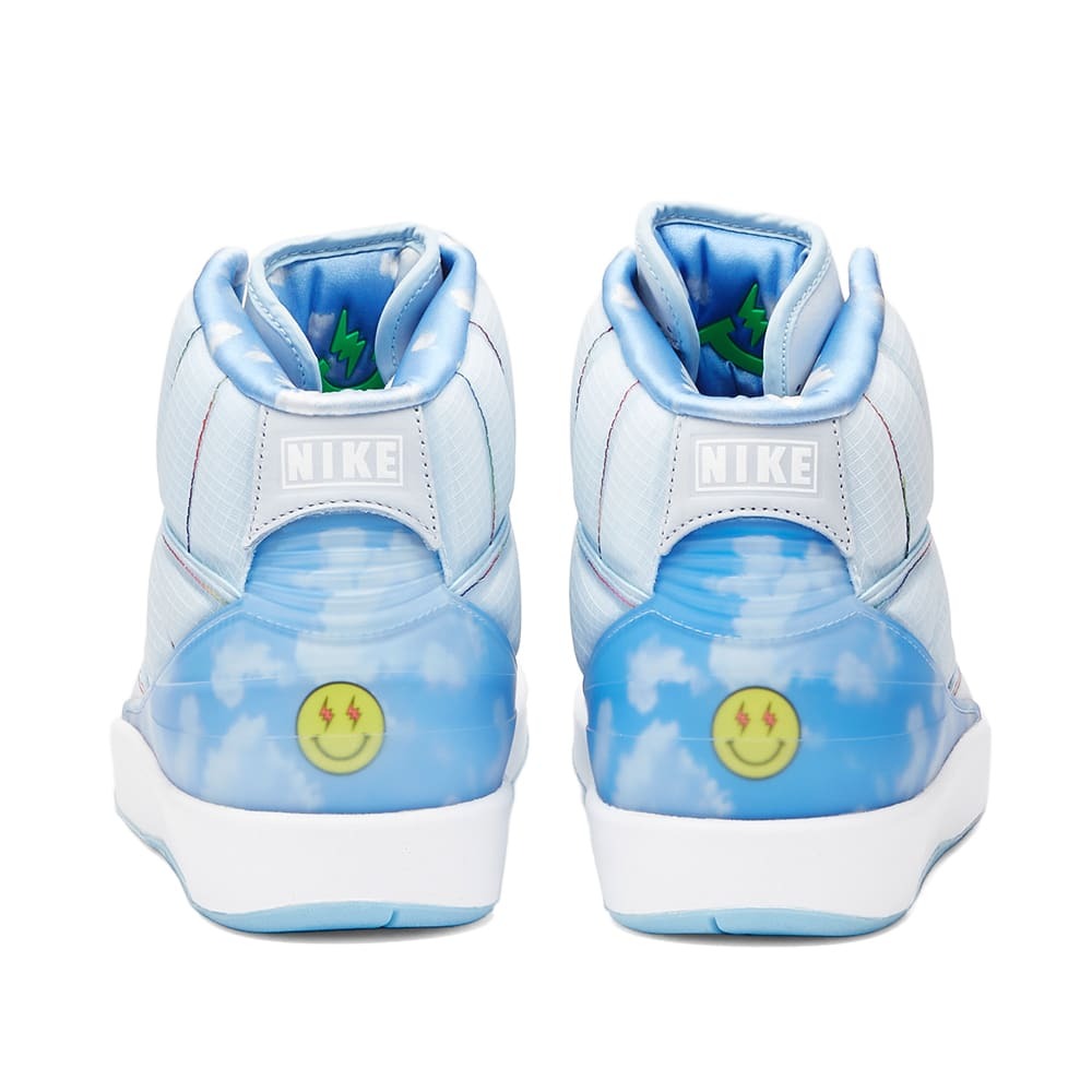 Air Jordan x J Balvin 2 Retro Sneakers in Celestine Blue/White Nike ...