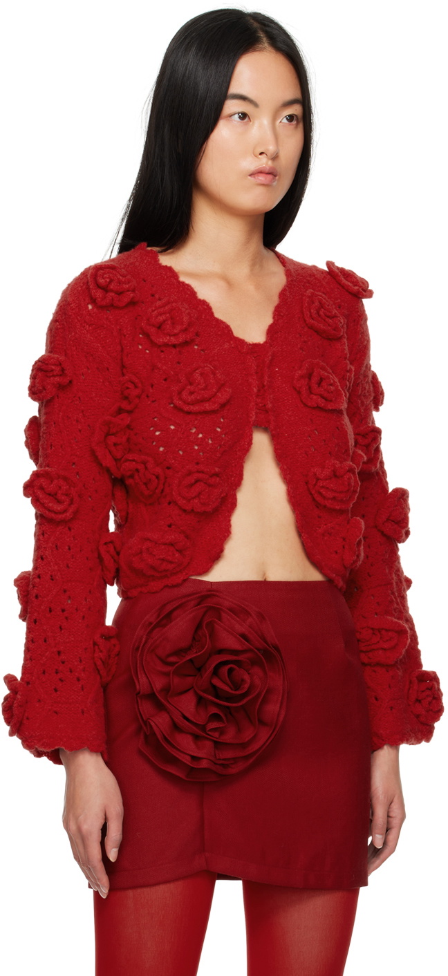 Tach Red Samara Sweater Tach