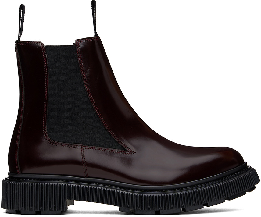 Adieu Burgundy Type 188 Chelsea Boots Adieu