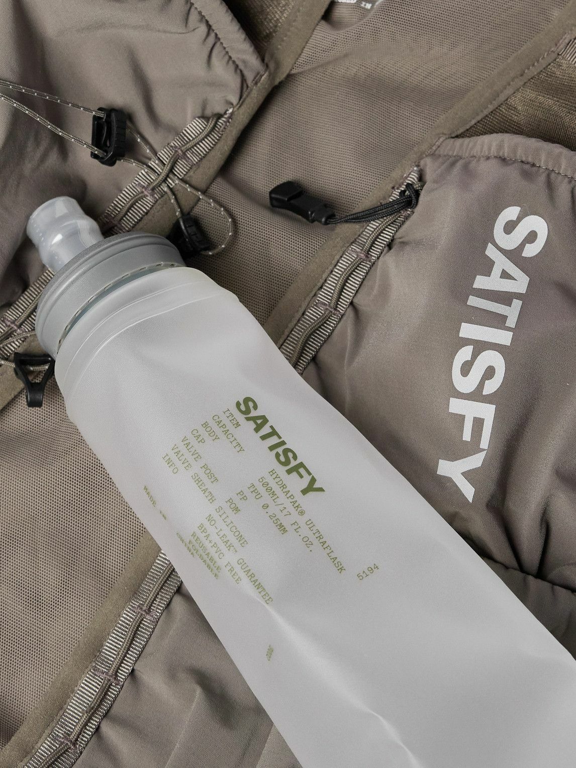 Satisfy - Logo-Print Appliqued Justice™ CORDURA® Hydration Vest, 5L ...