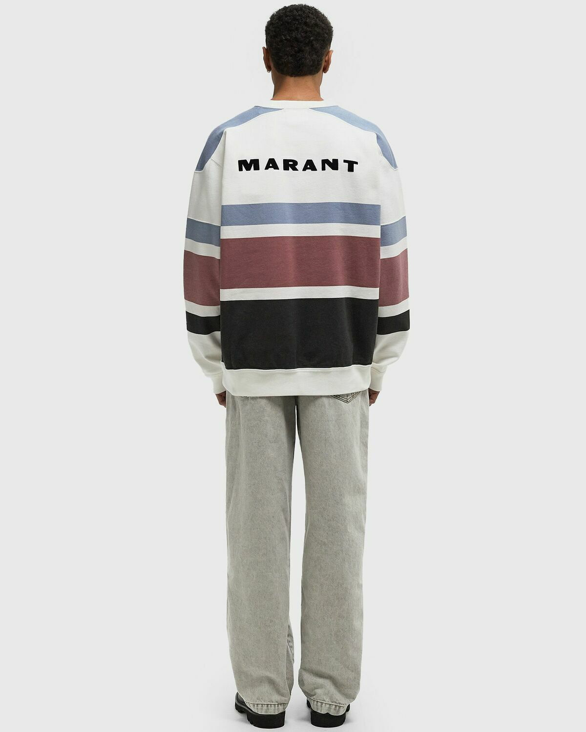 Marant COLORBLOCK SWEASHIRT Multi-color Mens Sweatshirt Isabel Marant