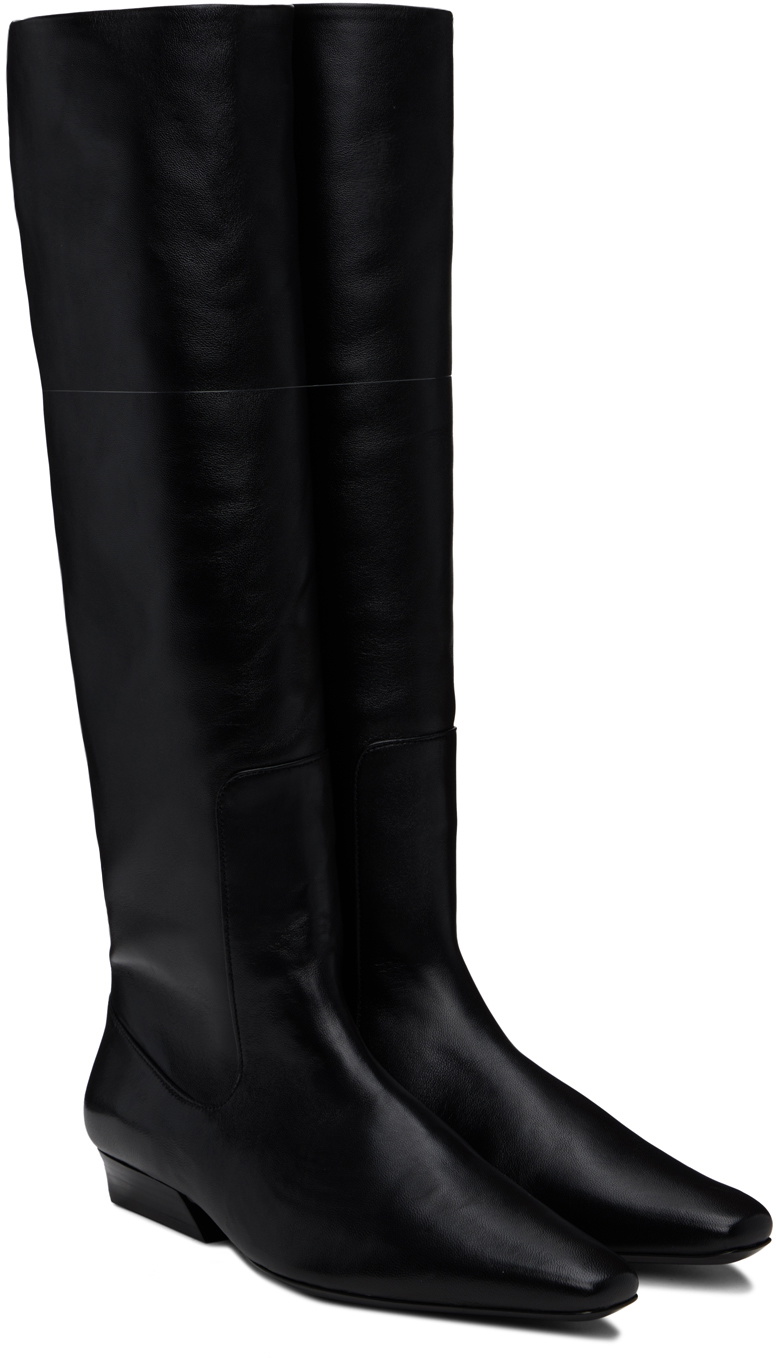Staud Black Wally Tall Boots Staud