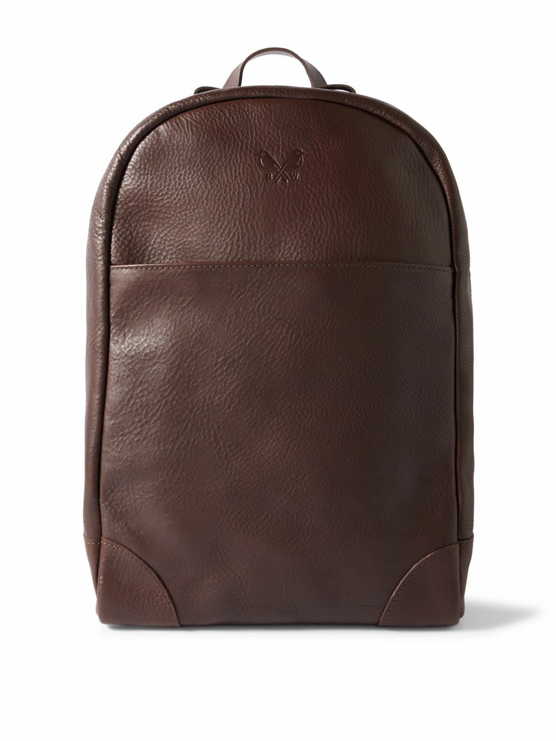 Bennett Winch - Logo-Debossed Full-Grain Leather Backpack Bennett Winch