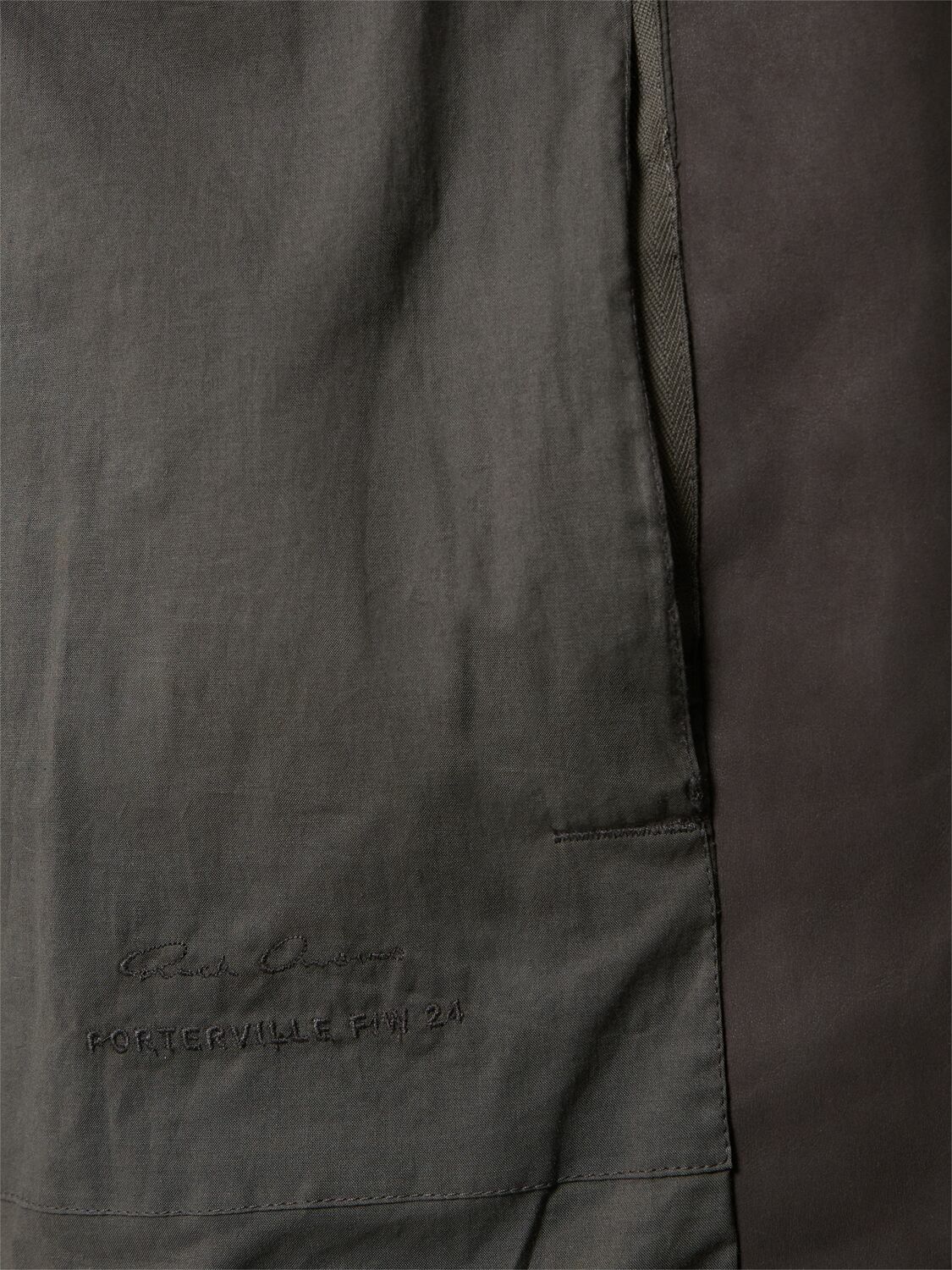 RICK OWENS Brad Zip-up Leather Jacket Rick Owens
