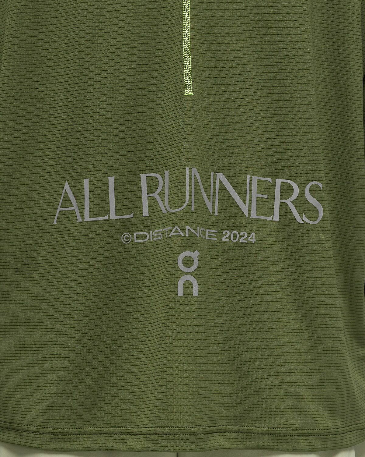 On Pace Long T X Distance Green Longsleeves On