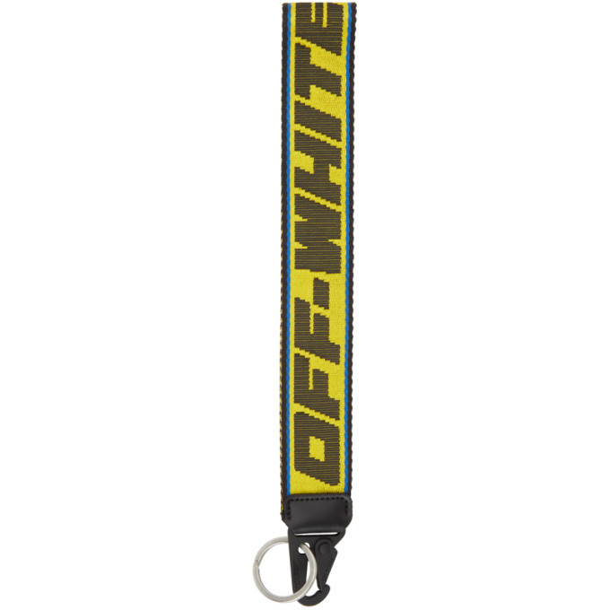 Off-White Yellow and Black Hybrid Industrial Keychain Off-White