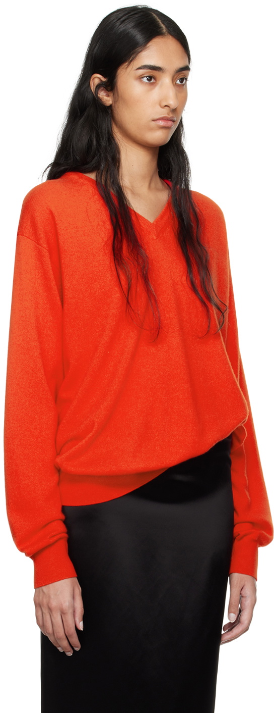 The Row Red Gracy Sweater The Row