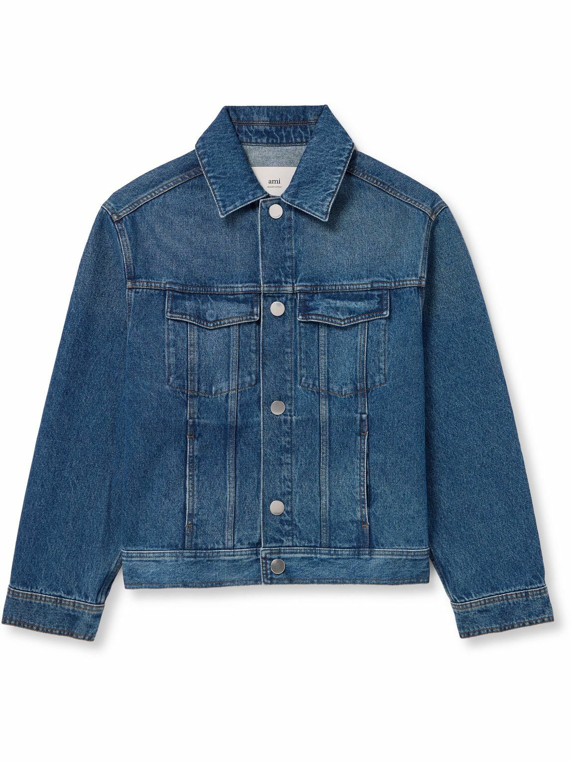 AMI PARIS - Denim Trucker Jacket - Blue AMI