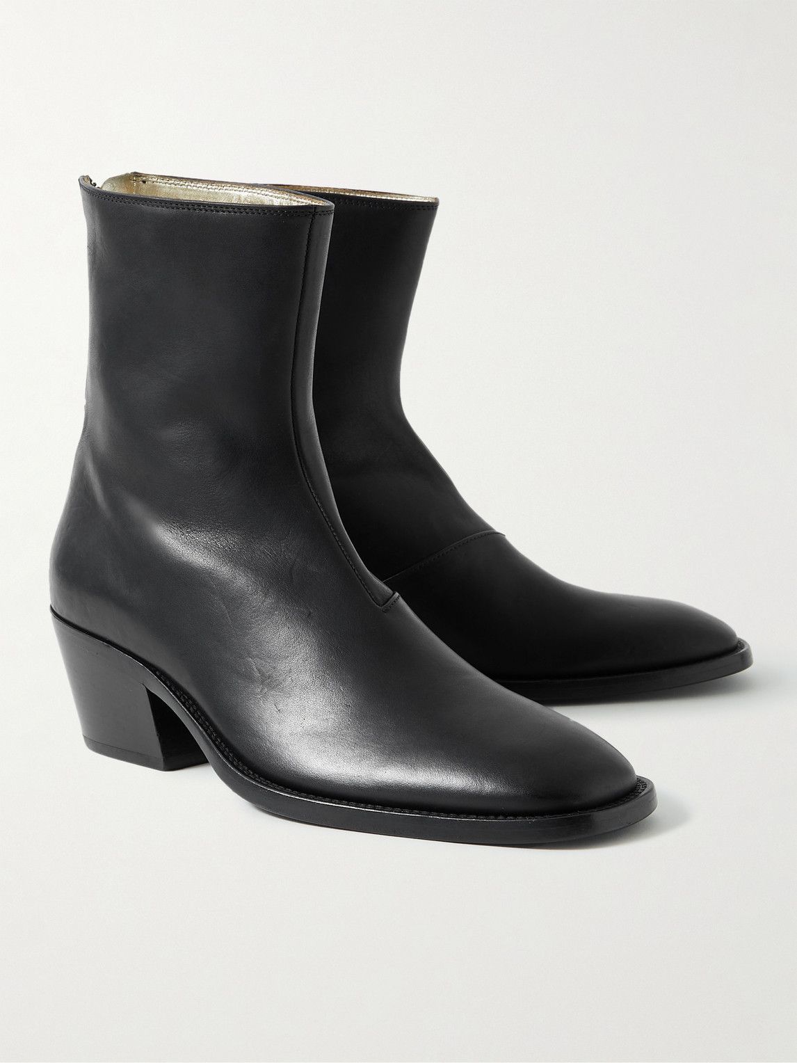 Acne Studios - Leather Boots - Black Acne Studios