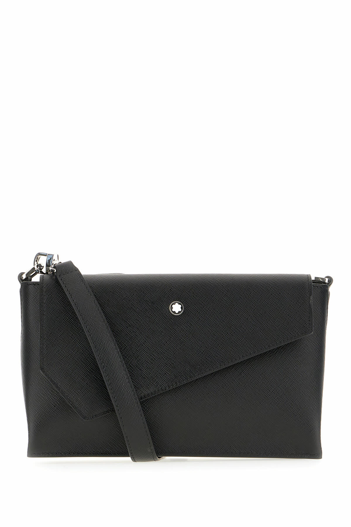Montblanc Black Leather Crossbody Bag Montblanc