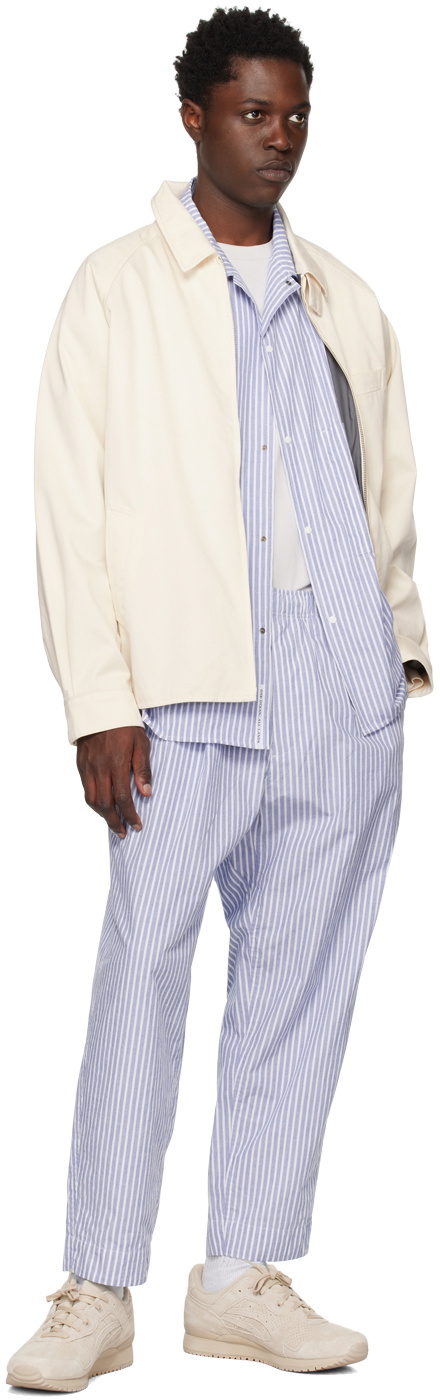 Nanamica Blue & White ODU Jacket Nanamica