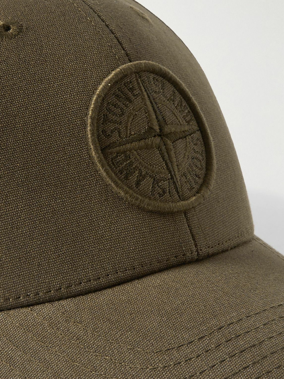 Stone Island - Logo-Embroidered Cotton-Canvas Baseball Cap Stone Island