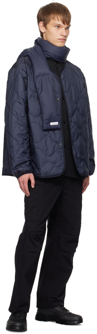 Nanamica Navy Reversible Down Jacket Nanamica