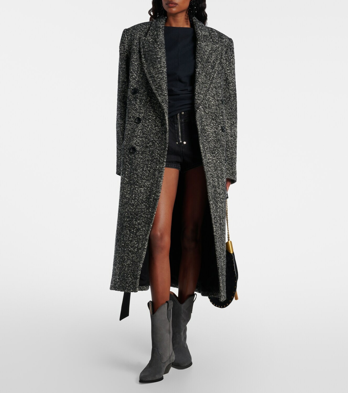 Isabel Marant Leyane suede cowboy boots Isabel Marant