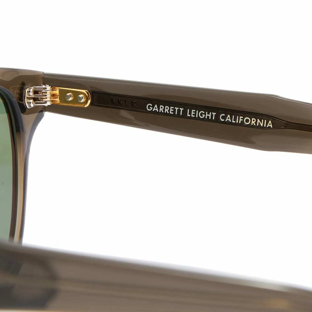 Garrett Leight Men's Ace Sunglasses in Black Glass/Semi Pure G15 ...