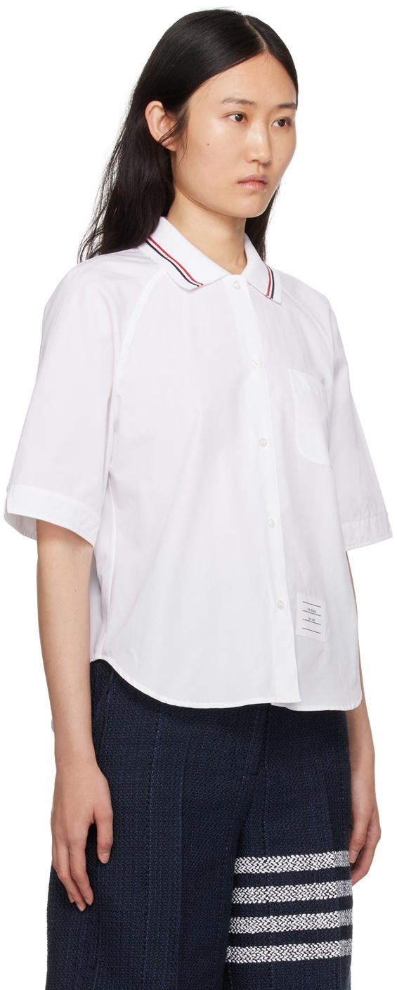 Thom Browne White Box Pleat Shirt Thom Browne