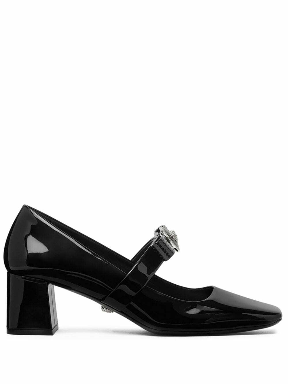VERSACE - Gianni Ribbon Patent Leather Pumps Versace