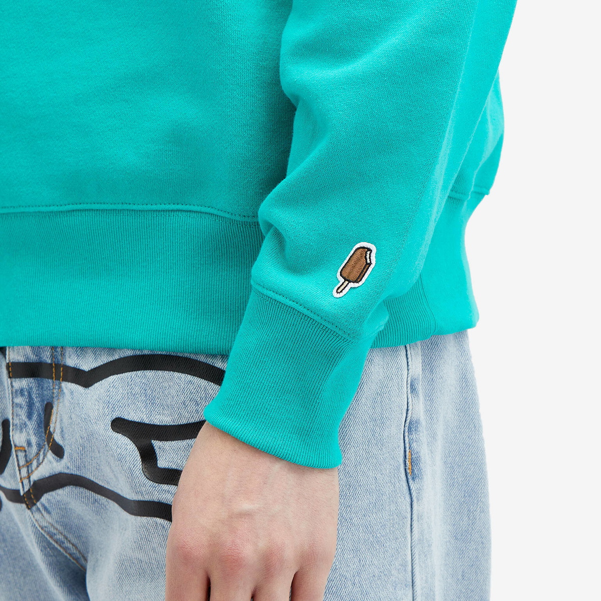 ICECREAM Men's Drippy Sweatshirt in Teal ICECREAM