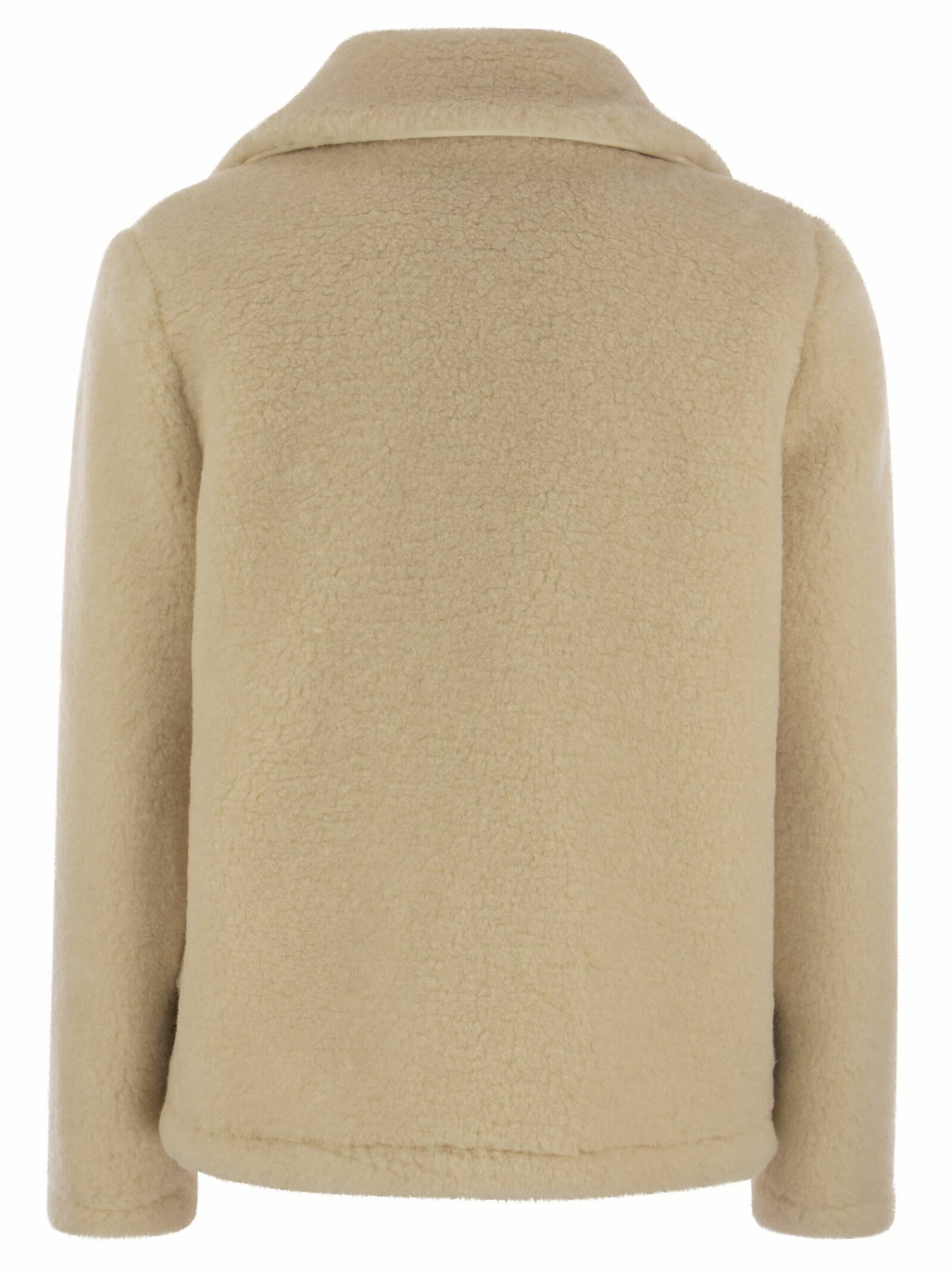 Fay 3 Hooks Shearling Jacket Fay