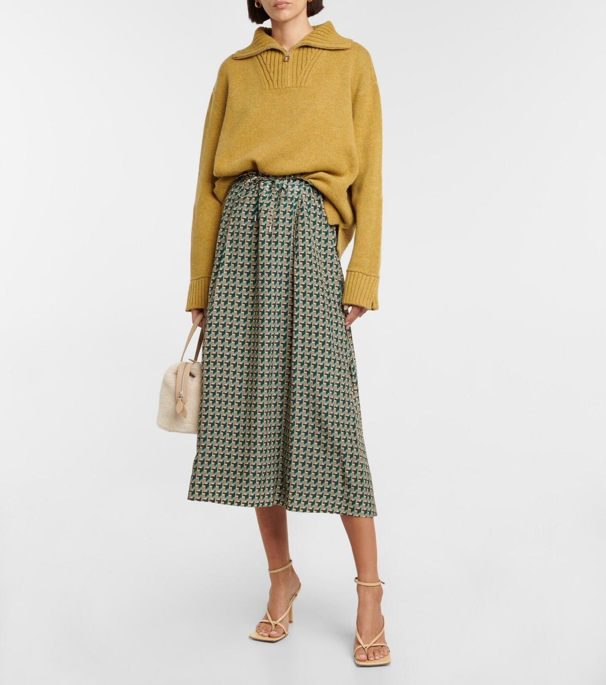 Loro Piana - Lina Harridge Pike silk maxi skirt Loro Piana