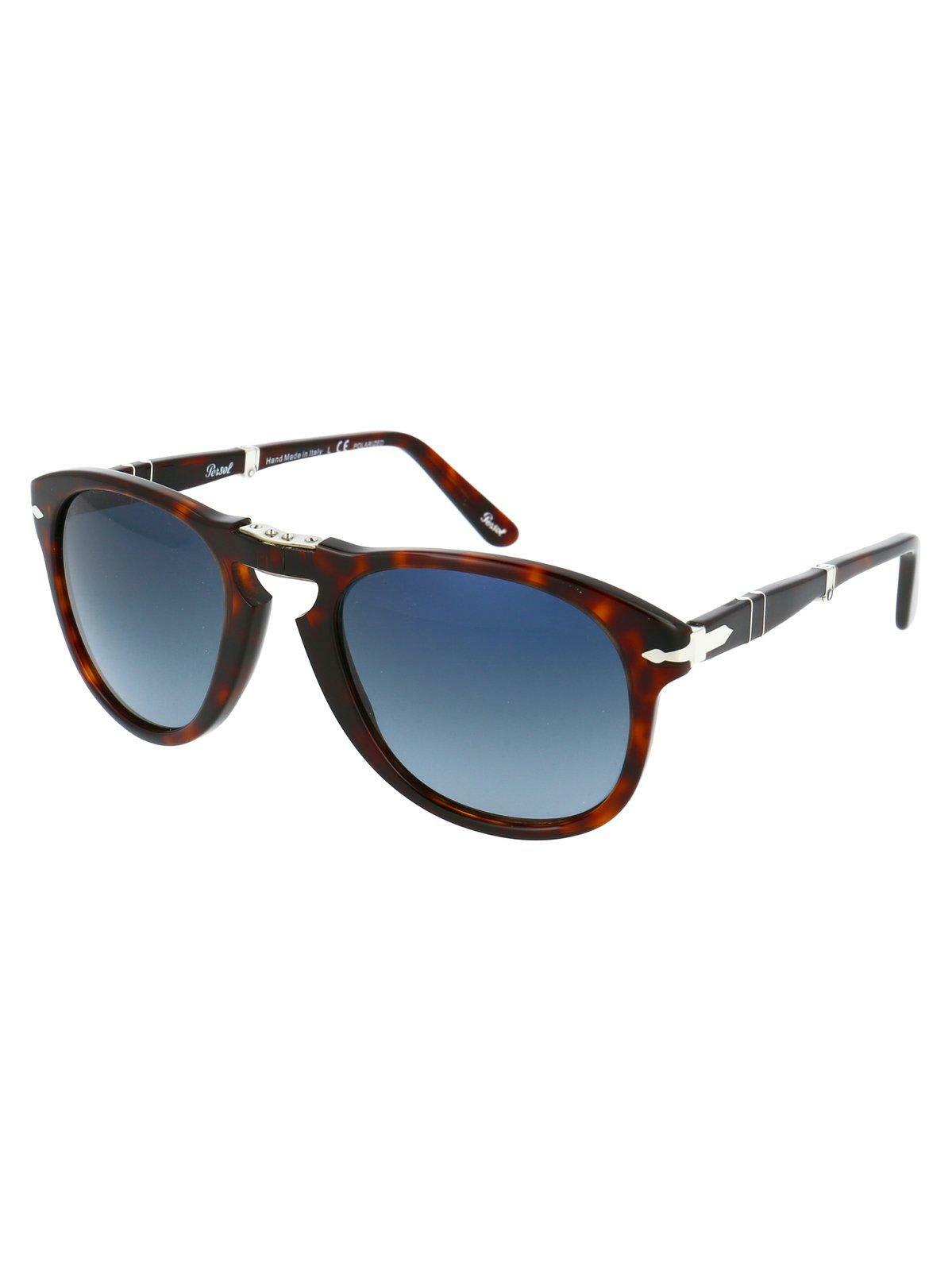 Persol 714 Round Frame Folding Sunglasses Persol