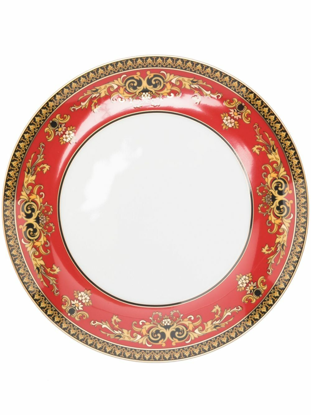 Versace Red Medusa Dinner Plate Versace