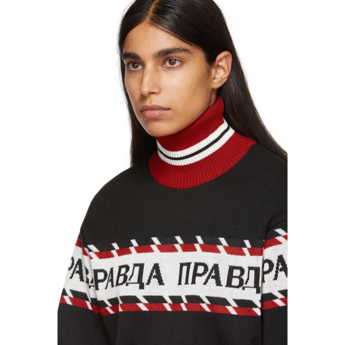 MSGM Black Prava Turtleneck MSGM