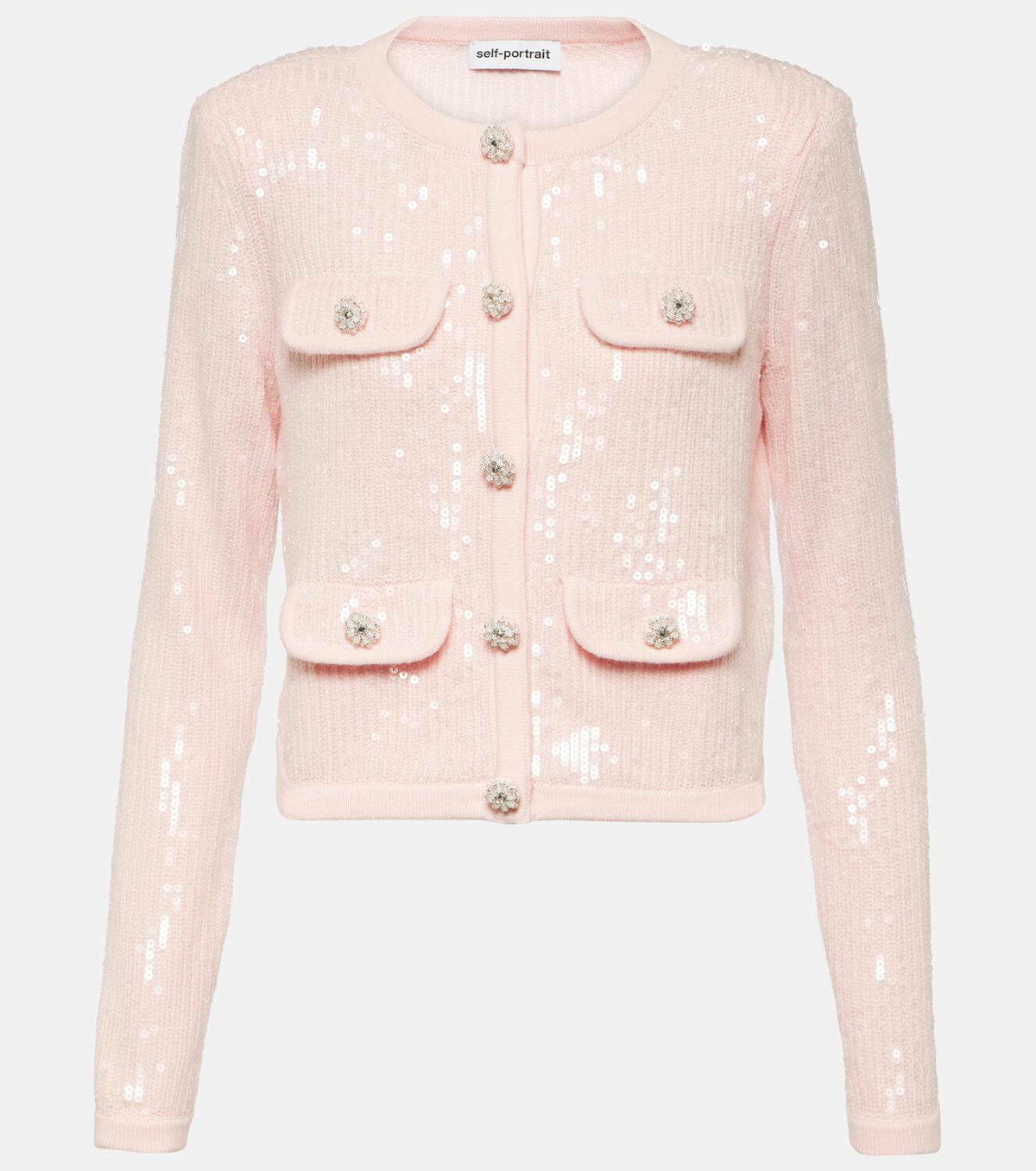Self-Portrait Sequined cardigan Self-Portrait