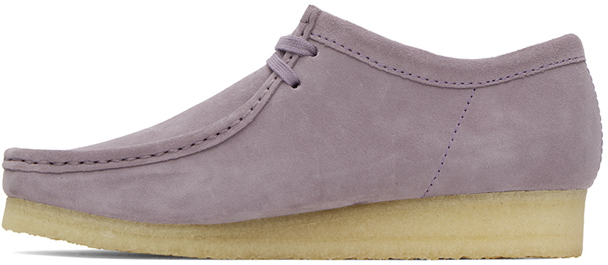 Clarks Originals Purple Wallabee Derbys Clarks Originals
