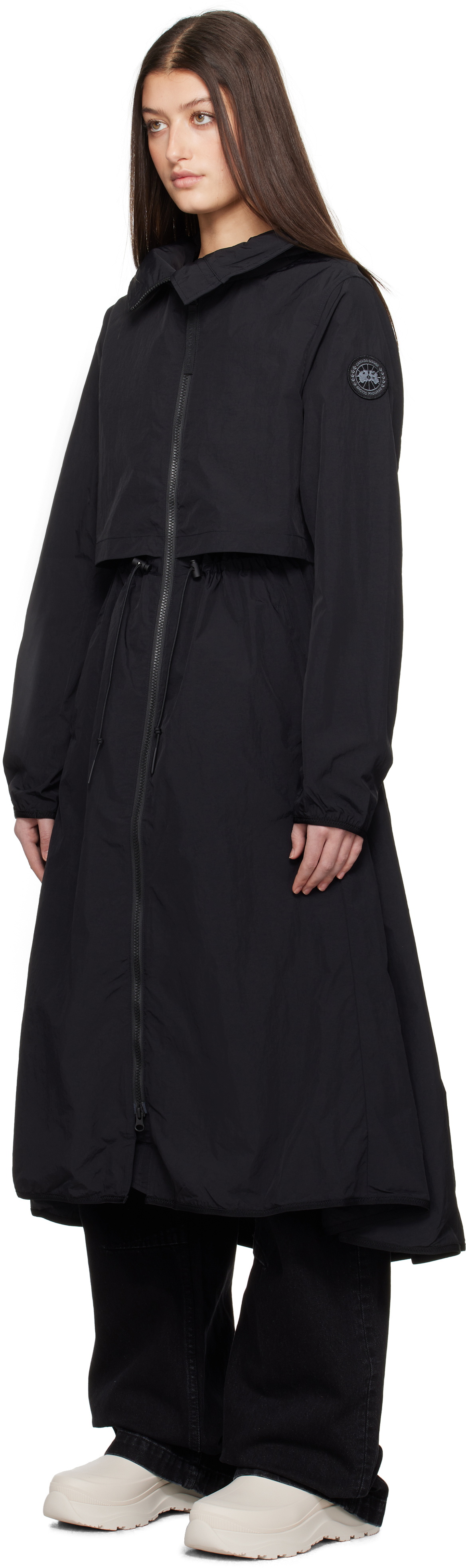 Canada Goose Black 'Black Label' Sinclair Long Coat Canada Goose