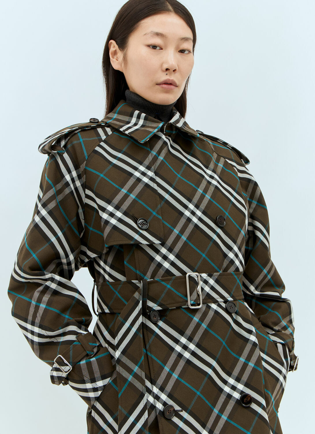 Burberry Check Twill Trench Coat Burberry