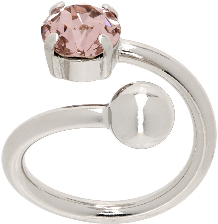 Justine Clenquet Silver Jackie Ring Justine Clenquet