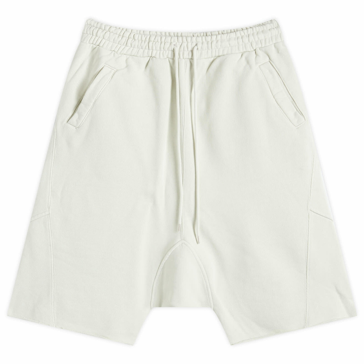 Entire Studios Men's Heavy Drop Crotch Shorts in Rice Entire Studios