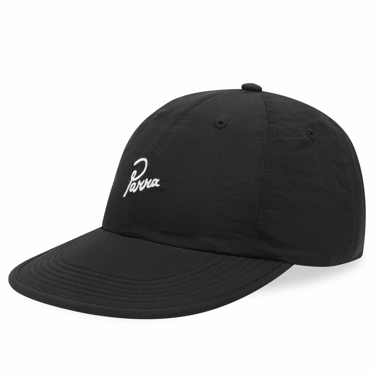 By Parra Men's Signature 6 Panel Hat in Black By Parra