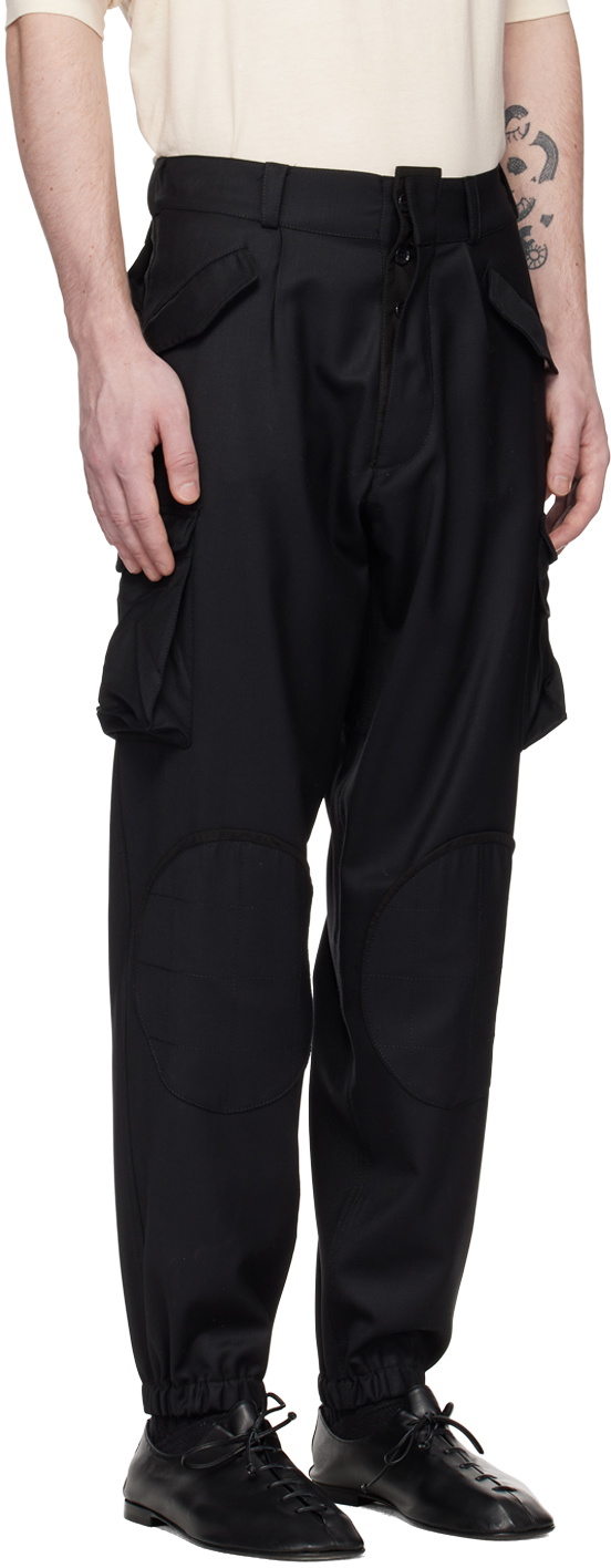 Magliano Black Multipocket Cargo Pants Magliano