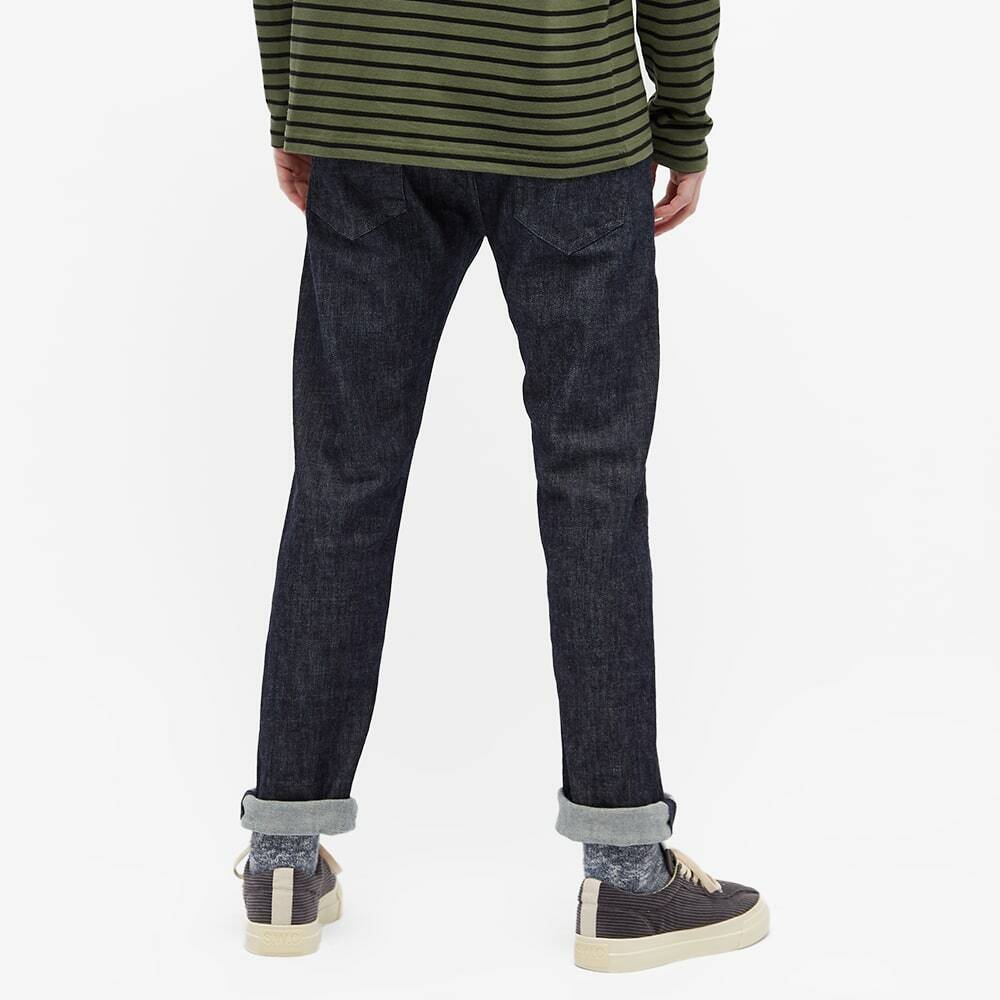 Edwin Men's ED-80 Slim Tapered Jean in Rinsed 12.8oz Yuuki Blue Edwin