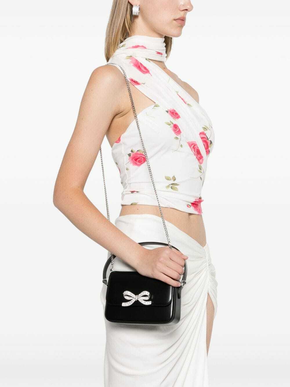SELF PORTRAIT - Baguette Micro Leather Shoulder Bag Self-Portrait