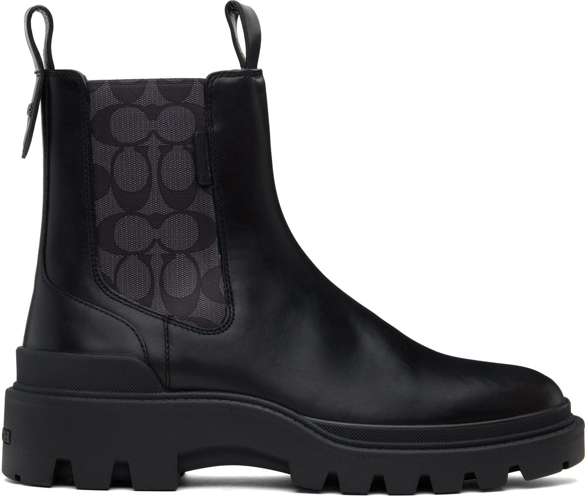 Coach 1941 Black Colson Signature Chelsea Boots Coach 1941