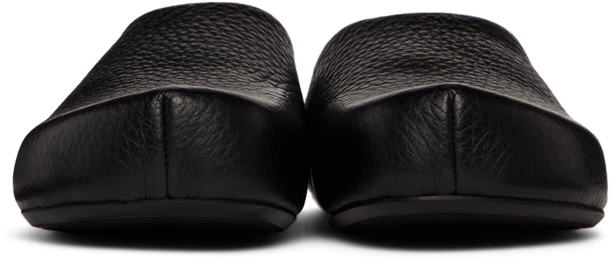 Marni Black Calfskin Fussbett Sabot Clogs Marni