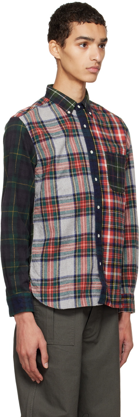 BEAMS PLUS Red Plaid Shirt Beams Plus