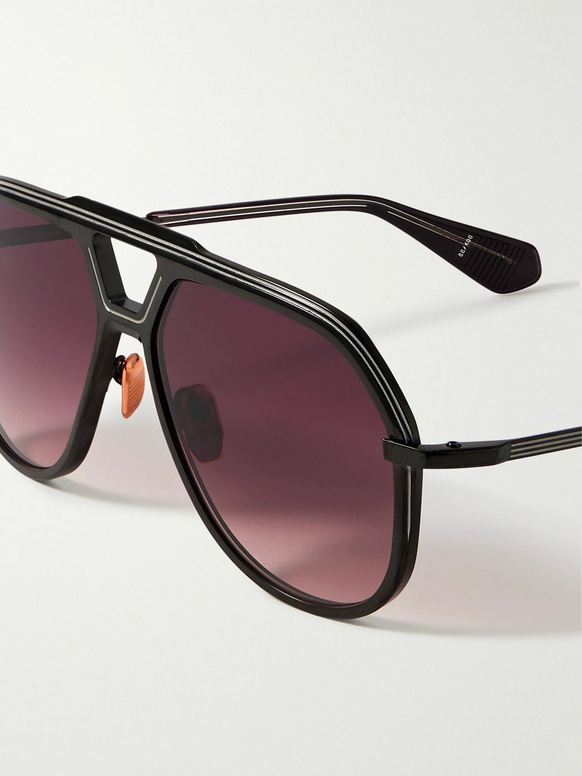 Jacques Marie Mage - Lockheed Aviator-Style Titanium Sunglasses Jacques ...