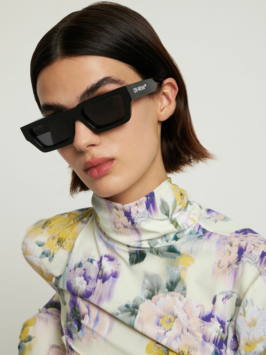 OFF-WHITE - Manchester Squared Acetate Sunglasses Off-White