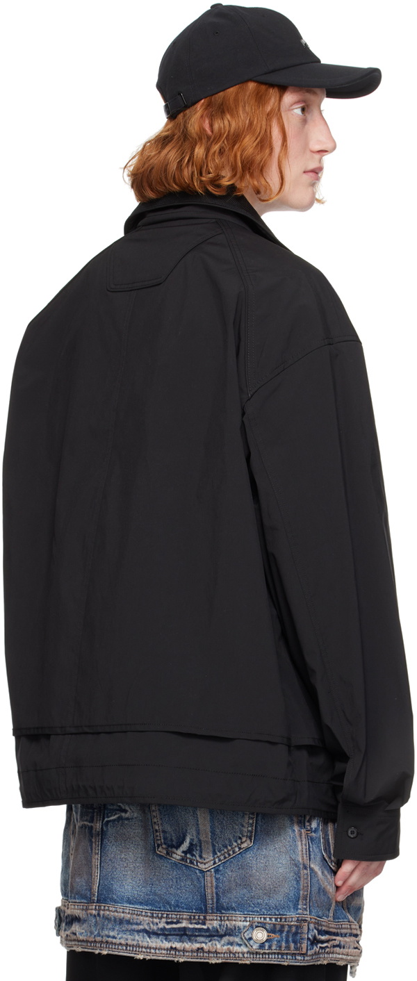 Juun.J Black High Neck Jacket Juun.J