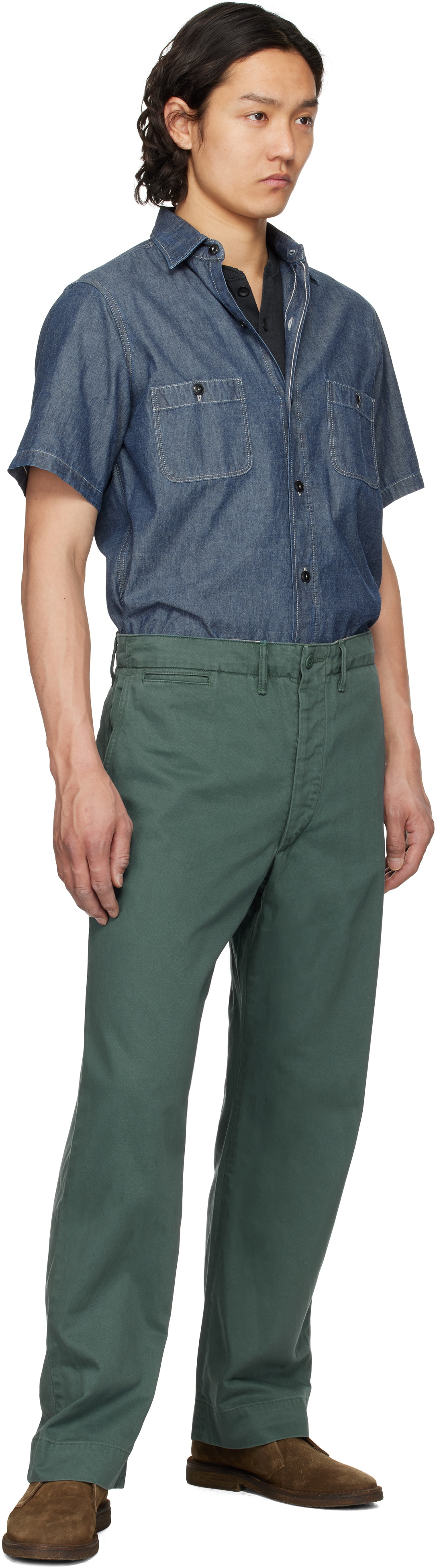 RRL Green Field Chino Trousers RRL