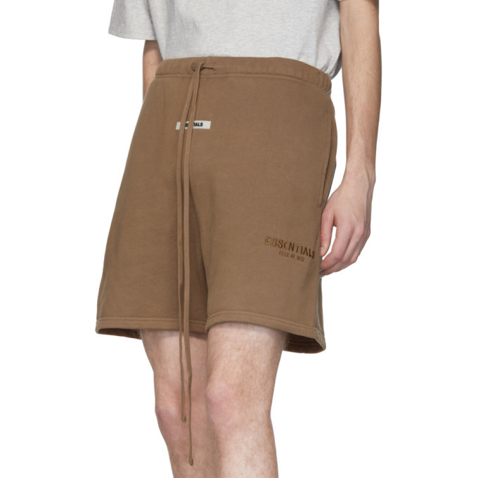 Essentials Tan Sweat Shorts Essentials