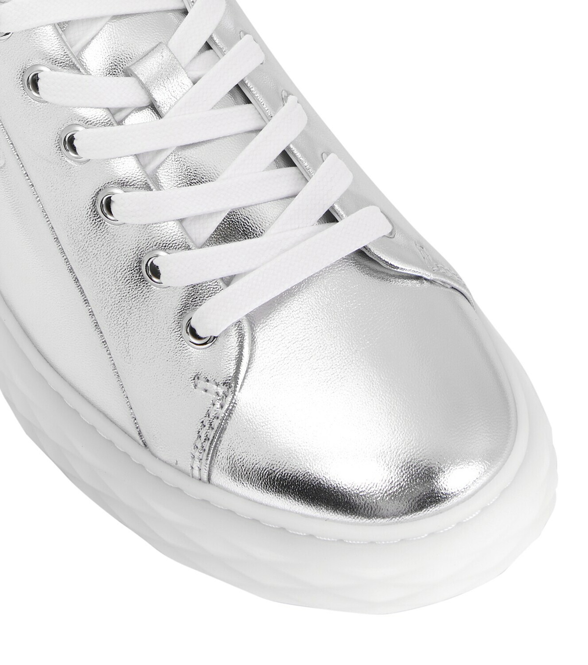 Jimmy Choo Diamond Light Maxi/F leather sneakers Jimmy Choo