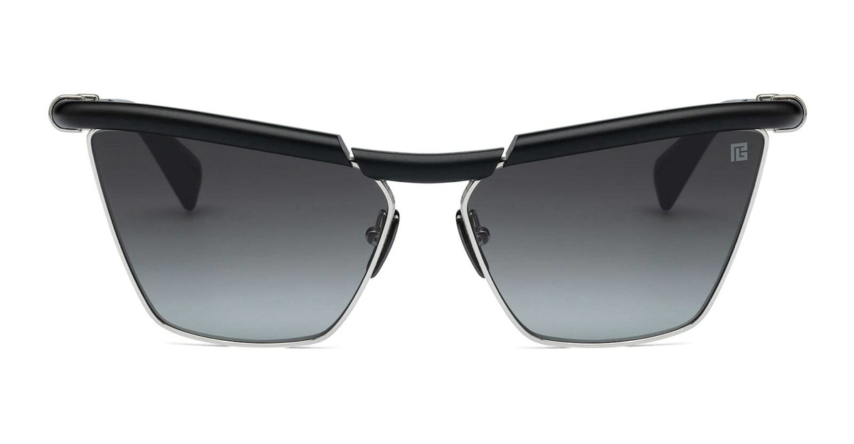 Balmain Victoire - Matte Black / Silver Sunglasses Balmain