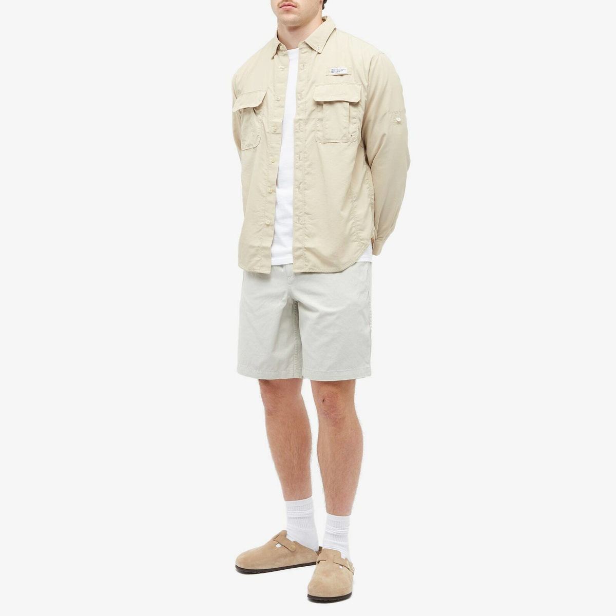 thisisneverthat Men's Fishing Shirt in Khaki thisisneverthat
